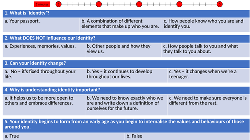 Intro to identity - year 7 English - two week speech writing and ...