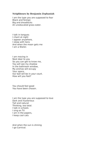 4 week Identity Poetry unit - year 7 | Teaching Resources