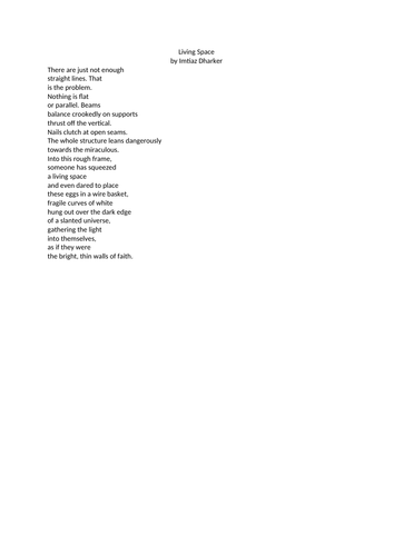 4 week Identity Poetry unit - year 7 | Teaching Resources