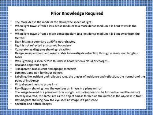Light - Reflection & Refraction Find the Pair Game KS3 | Teaching Resources