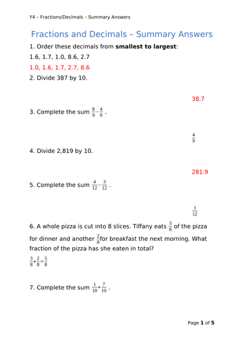 Y4 Maths - Numbers Bundle | Teaching Resources