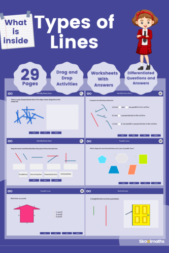 Types of Lines Year 3 Interactive Lesson | Teaching Resources