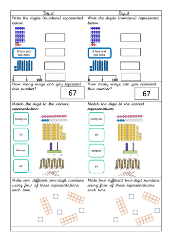 Year 3 Autumn term Maths week 1_ white rose | Teaching Resources