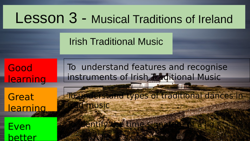 Folk Music - Sea Shanties & Irish Traditional Music Slides & Tasks ...