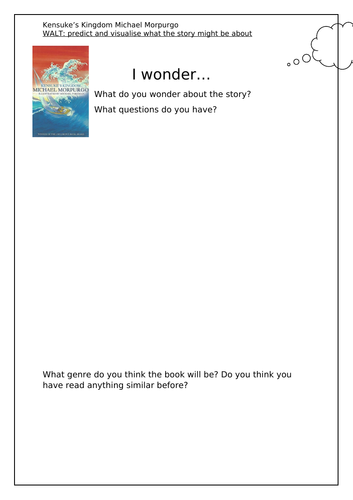 Kensuke's kingdom Guided reading chapter 1 ks2 Michael Morpurgo ...