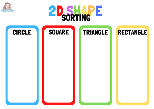 2D Shape sorting | Teaching Resources