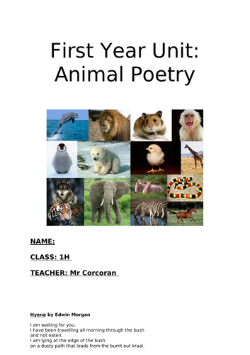 Year 7 - Poetry | Teaching Resources