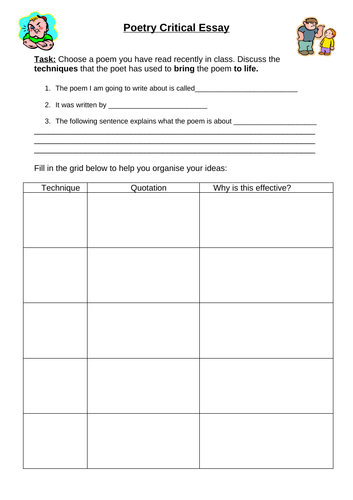 Year 7 - Poetry | Teaching Resources