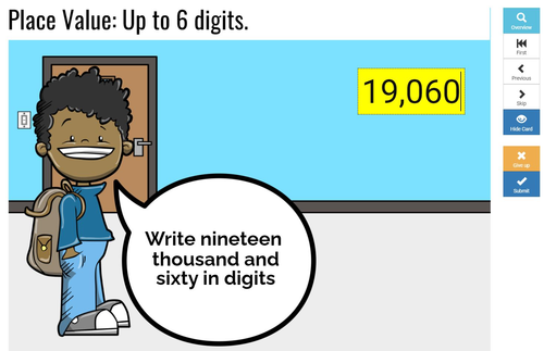 BOOM CARDS-Place Value Number up to 6 digits | Teaching Resources