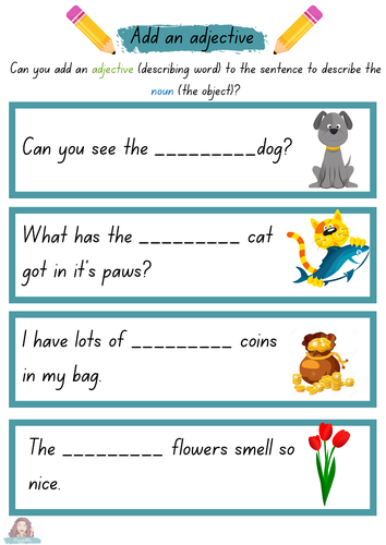 Add an adjective | Teaching Resources