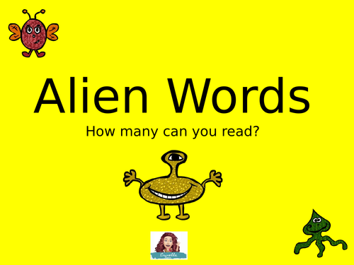 Alien Words - Powerpoint | Teaching Resources