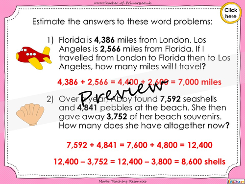 Rounding to Estimate and Approximate - Year 5 | Teaching Resources