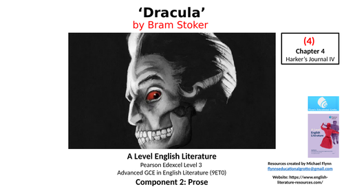 A Level Literature (4) ‘Dracula’ Chapter 4 – Harker’s Journal IV ...