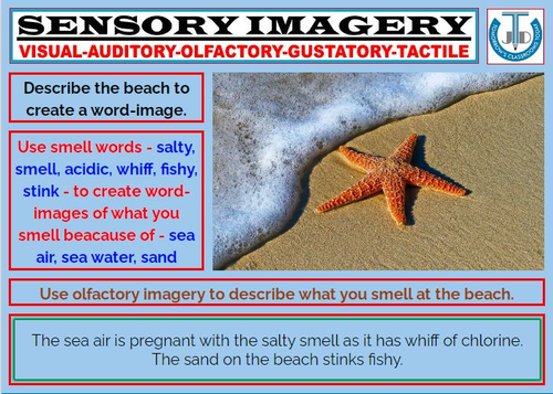 SENSORY IMAGERY: 60 BOOM CARDS | Teaching Resources