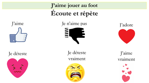 French leisure activities | Teaching Resources