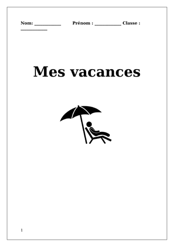 French holiday lessons | Teaching Resources