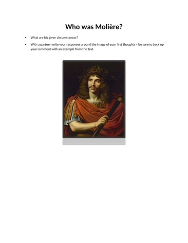 Moliere IGCSE Drama 2021 Pre-release | Teaching Resources