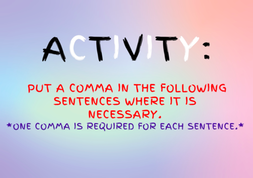 New: Commas ~ Fun Worksheet/Activity | KS2/KS3 Basic English ...