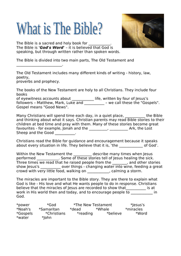 Bible Research for Year 5 and 6 | Teaching Resources