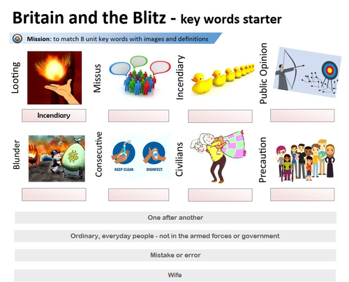 The Blitz - Home Front - Intro Pack | Teaching Resources
