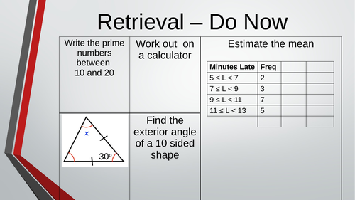 EdExcel GCSE Foundation Unit 9 - Graphs | Teaching Resources