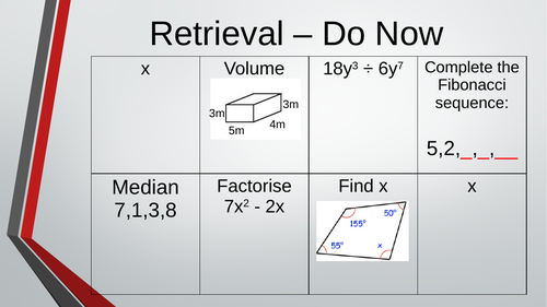 EdExcel GCSE Foundation Unit 9 - Graphs | Teaching Resources