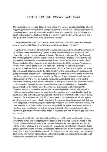 The Furnished Room, by O. Henri | Teaching Resources