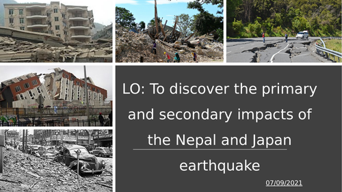 GCSE Earthquakes AQA BOOKLET | Teaching Resources