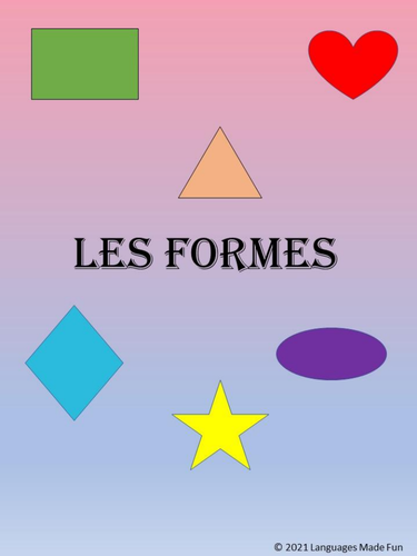 French Shapes - Les Formes | Teaching Resources