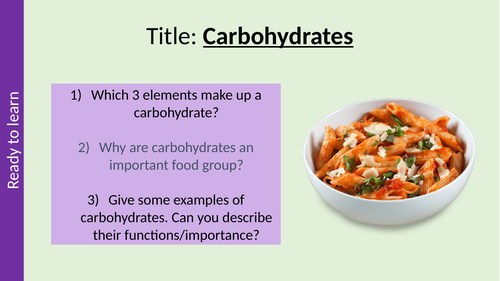 Carbohydrates AQA Biological Molecules - A Level Biology | Teaching ...
