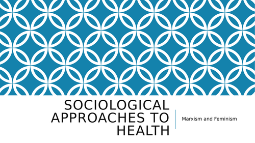 AQA A Level Sociology Health Topic 1 | Teaching Resources