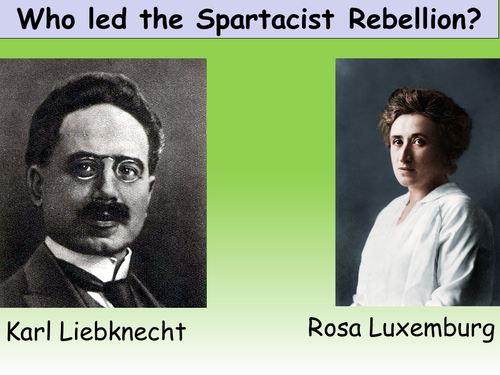 The Spartacist Revolt | Teaching Resources