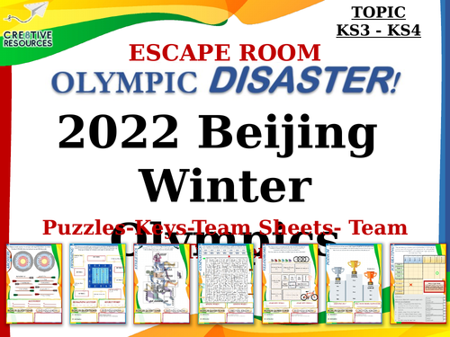 2022 Beijing Winter Olympics Escape Room | Teaching Resources