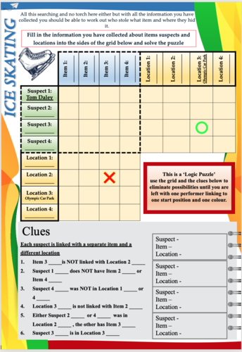 History of Winter Olympics Escape Room | Teaching Resources