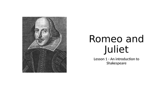Intro to Shakespeare | Teaching Resources