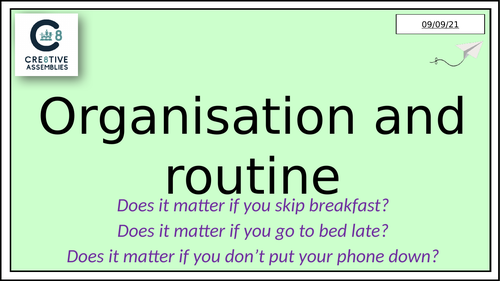 The Importance of organisation and routine | Teaching Resources
