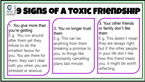 Toxic friendships Assembly | Teaching Resources