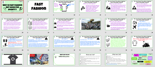 Fast fashion & Ethics Assembly | Teaching Resources