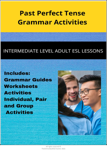 Past Perfect - Grammar Activities | Teaching Resources