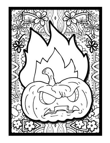 Halloween Mindfulness Mandala Colouring Pages, Printable Colouring ...