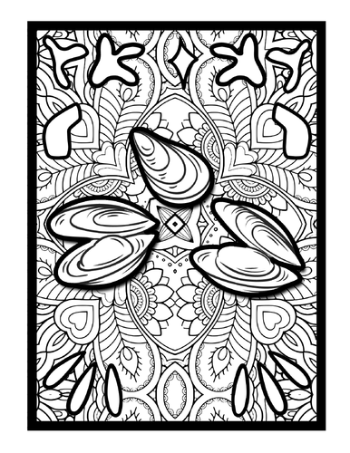 Underwater Creatures Mindfulness Mandala Colouring Pages, Sea Life ...