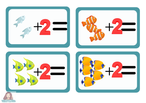 Addition fish - add 1 | Teaching Resources