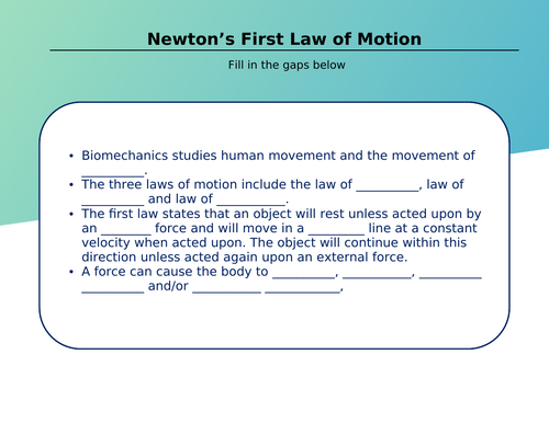 Anatomy for D2: Personal Trainer Skills Task A | Teaching Resources