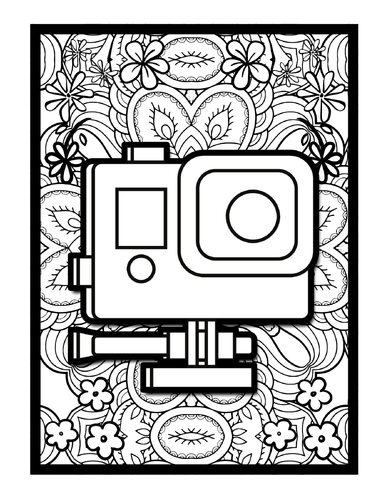 Filmmaking Mindfulness Mandala Colouring Pages, Photography Printable ...