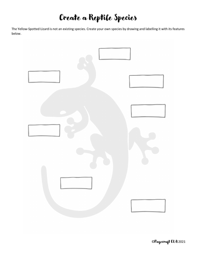 Yellow Spotted Lizard | Holes | Create a Reptile Species | Creative ...