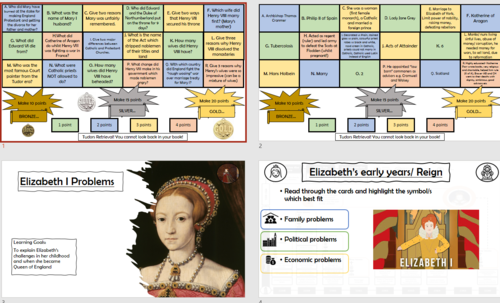 Elizabeth I Problems | Teaching Resources