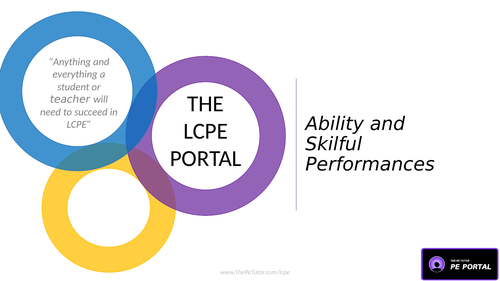 LCPE - Ability and Skill | Teaching Resources