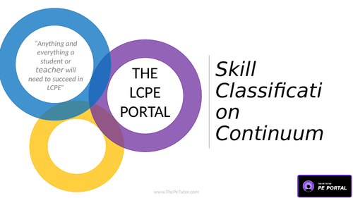 LCPE - Skill Classification | Teaching Resources