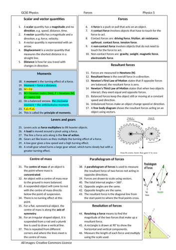 AQA GCSE physics knowledge organiser | Teaching Resources
