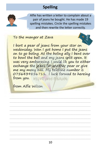 English Functional Skills - Entry Level 2 - Writing Workbook | Teaching ...